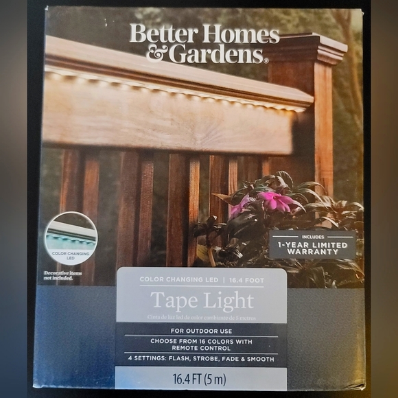 Better Homes And Gardens | Other | Better Homes Garden Tape Lights ...